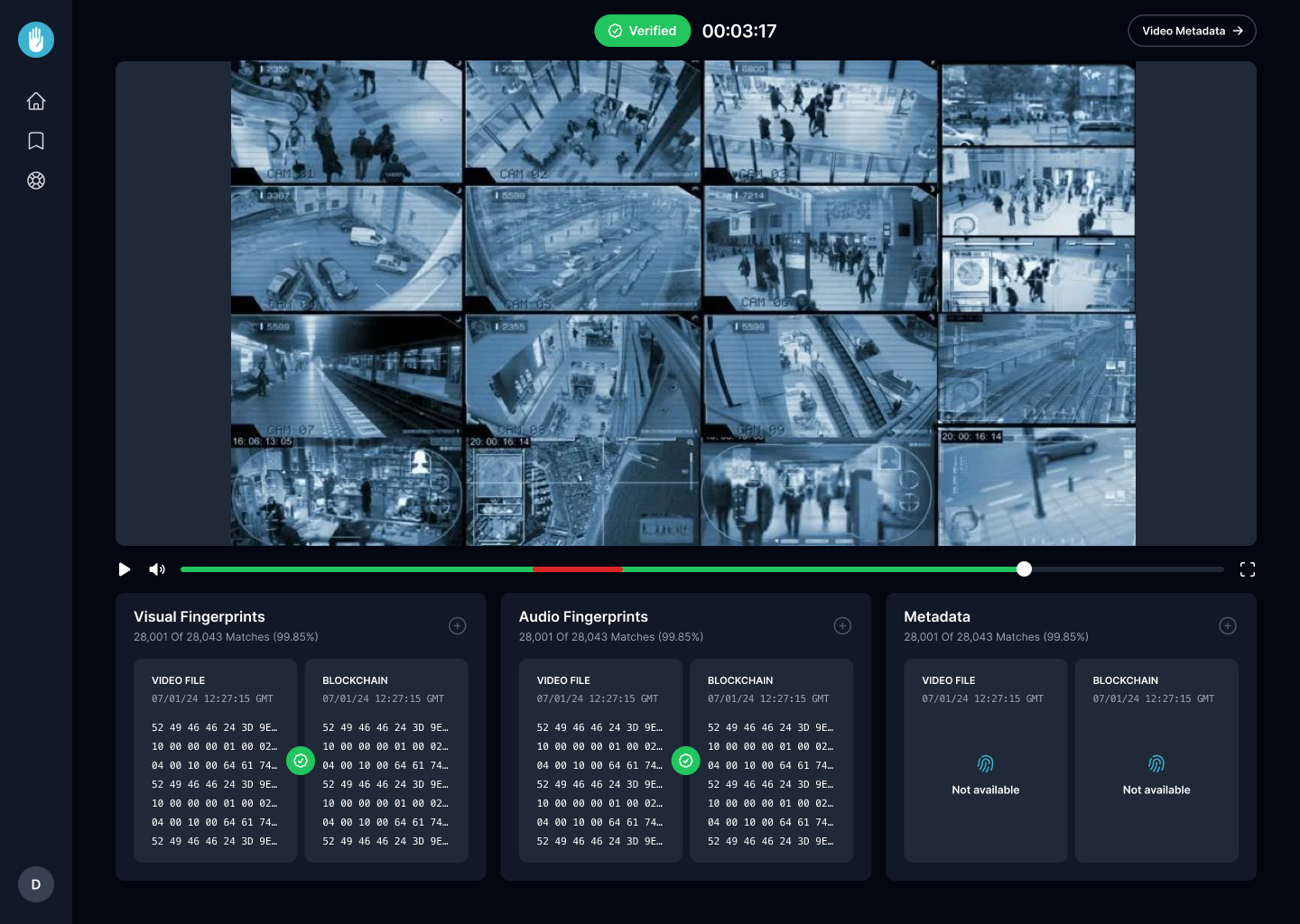 SWEAR Tamper-Proof Video Security & Blockchain Authentication